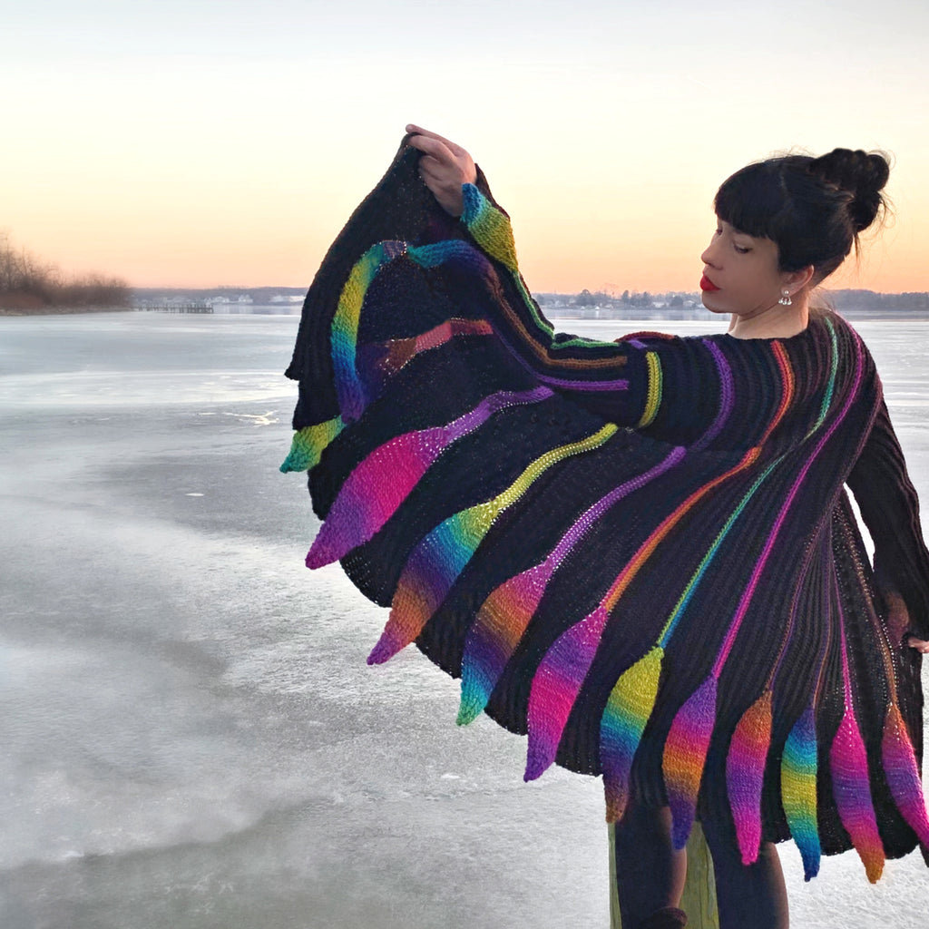 Embossed Phoenix Cardigan – Bonita Patterns