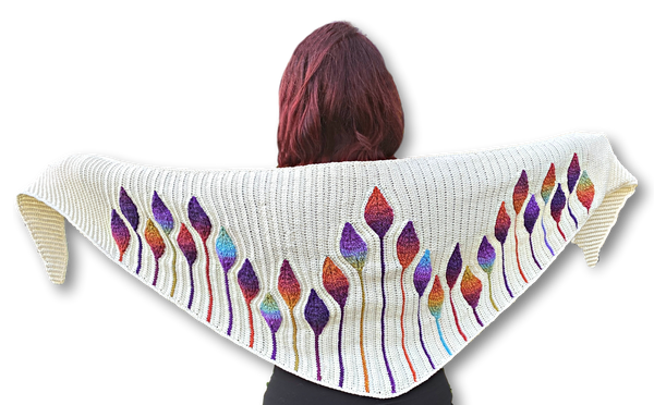 Embossed Natura Shawl CAL (Pattern Only) – Bonita Patterns